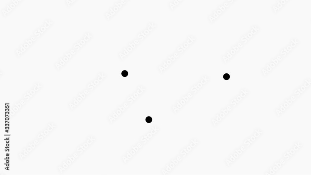 Messed round shapes animation. Digital motion design. Sphere objects in ...