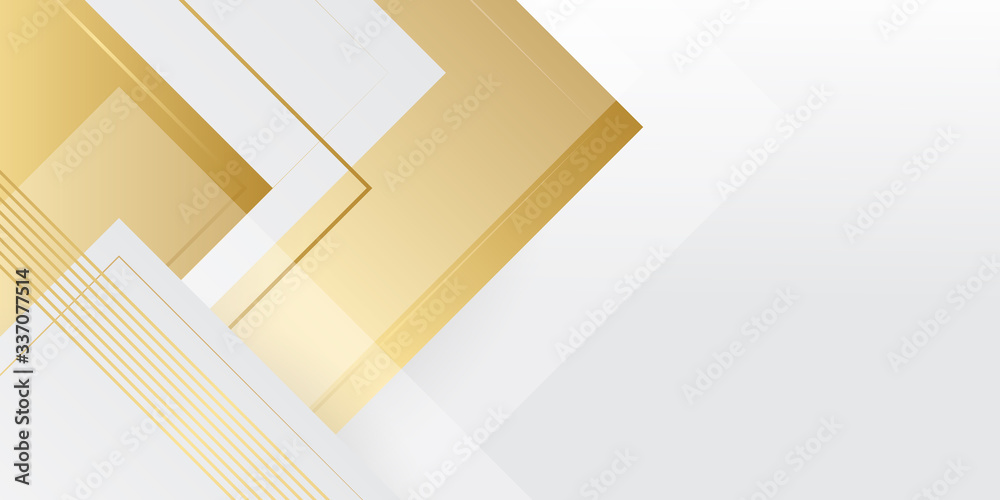 Luxury gold background for presentation design. Modern white background ...