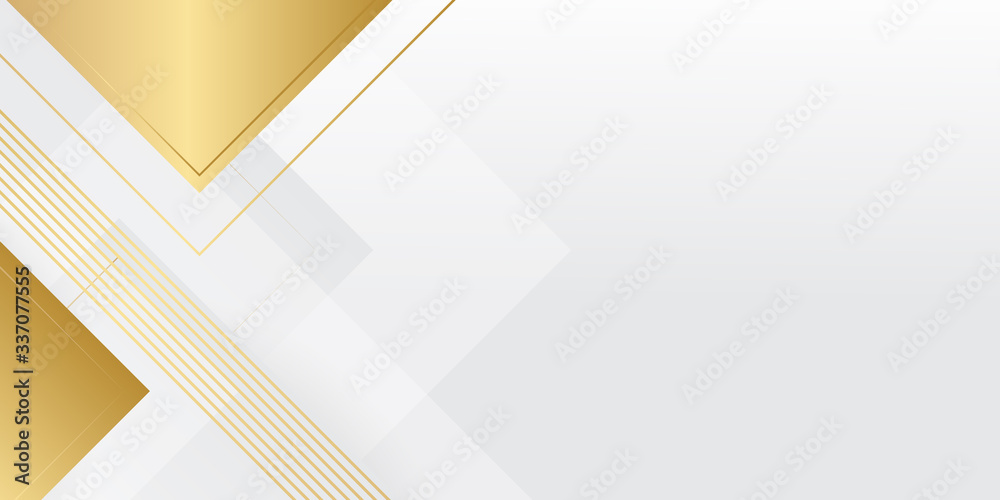 Luxury gold background for presentation design. Modern white background ...
