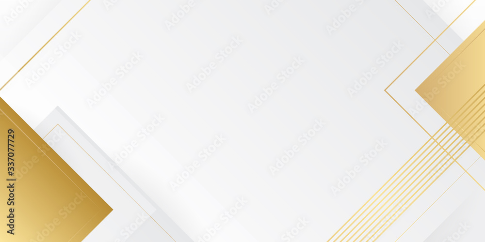 Gold background design templates for company. White and gold abstract ...