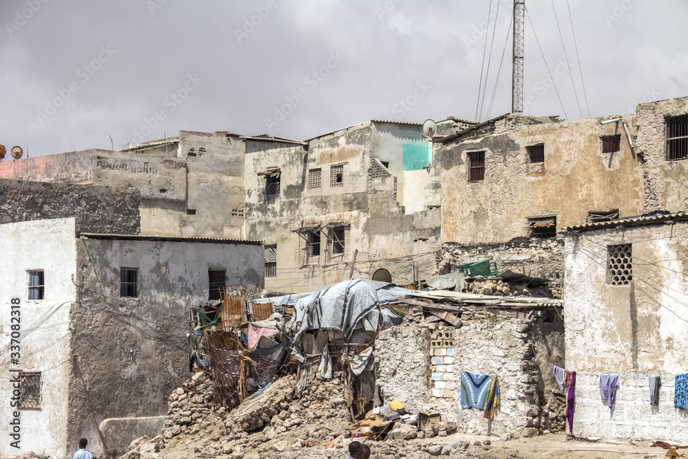 MOGADISHU, SOMALIA : View of Mogadishu, Mogadishu is the capital city ...