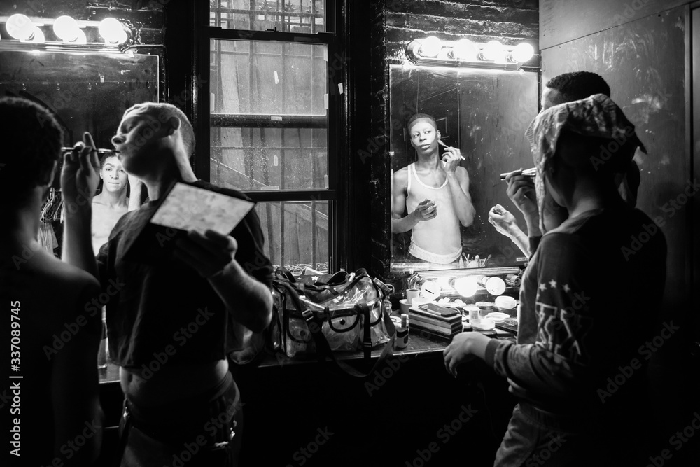 Behind the Scene of Drag Queens in Backstage Dressing Room Stock Photo ...