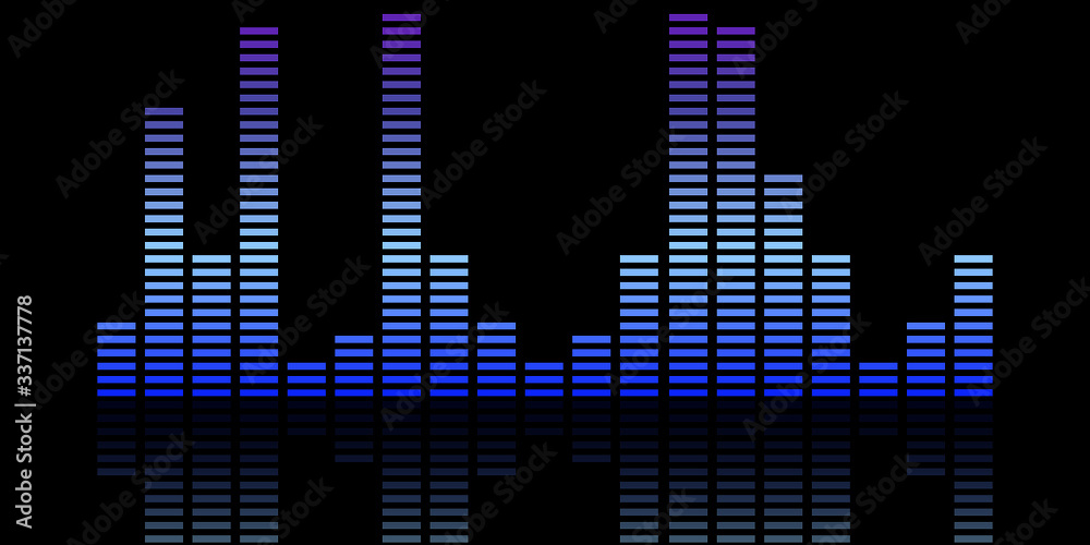 Sound waves. Abstract technology background. Vector wave. Stock Vector ...