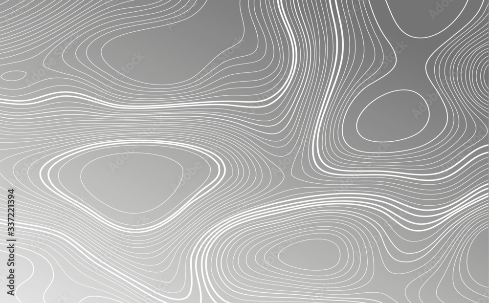 Topographic map background concept set with space for your copy. Vector ...