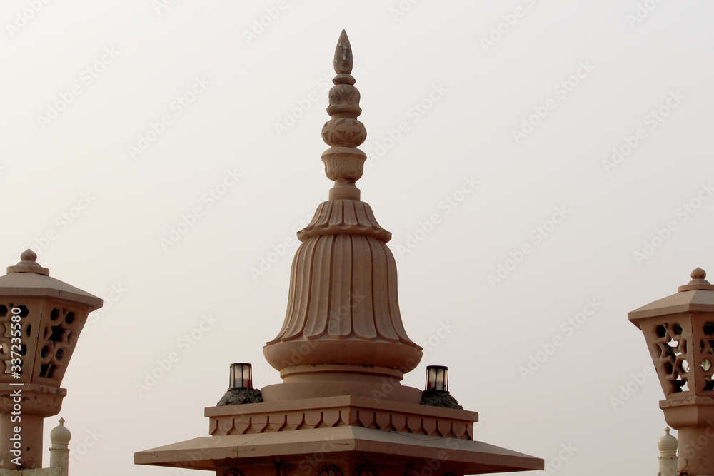 empty tourist place in covid-19, The sacred building carved from stone ...