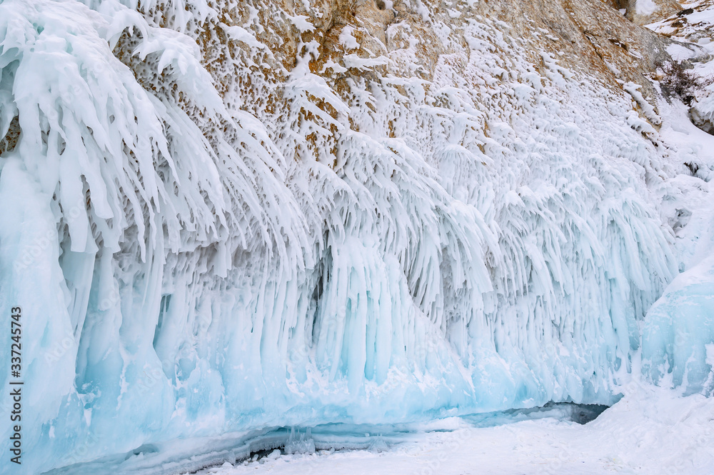 Water Forming Into Ice