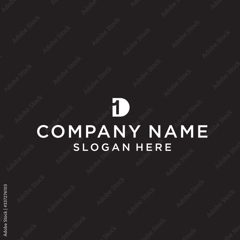 D1 logo vector icon designs Stock Vector | Adobe Stock
