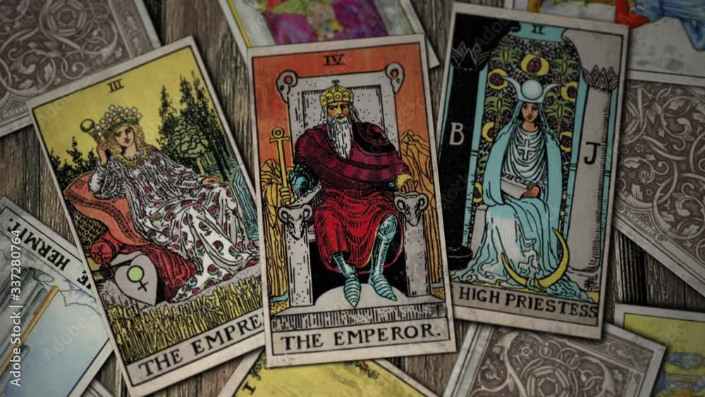 Tarot Deck Three Cards Combination Means Father and Daughter ...