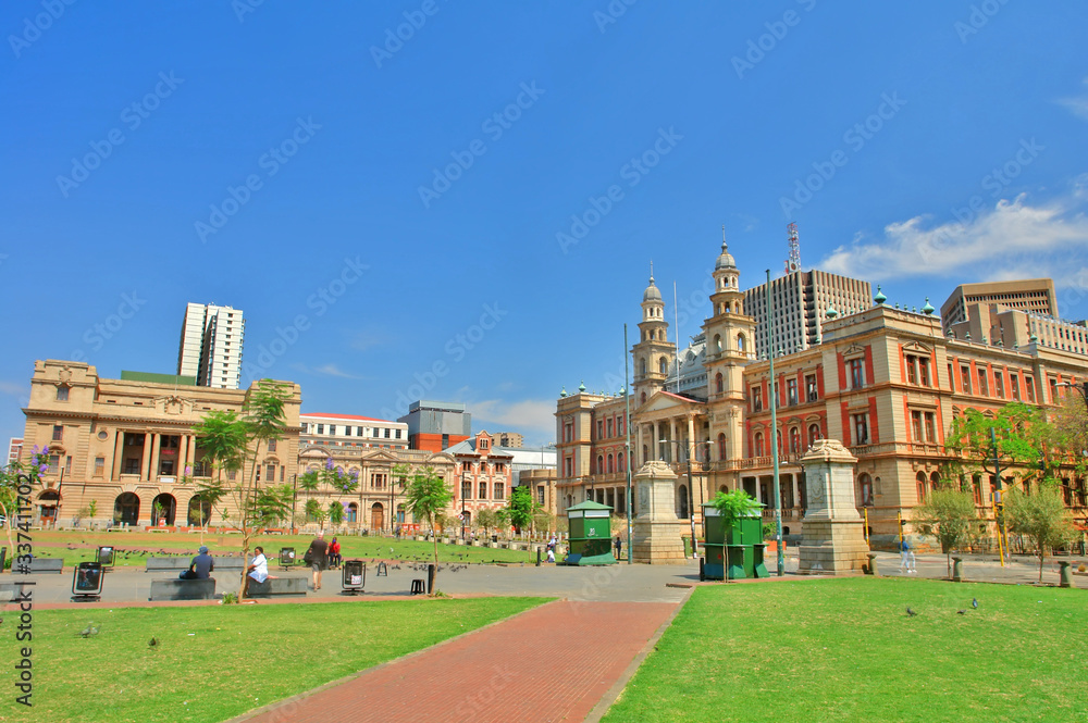 Pretoria Downtown - the administrative capital of South Africa. Stock ...