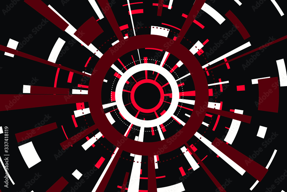 Abstract futuristic electronic circuit technology background. Brochure ...