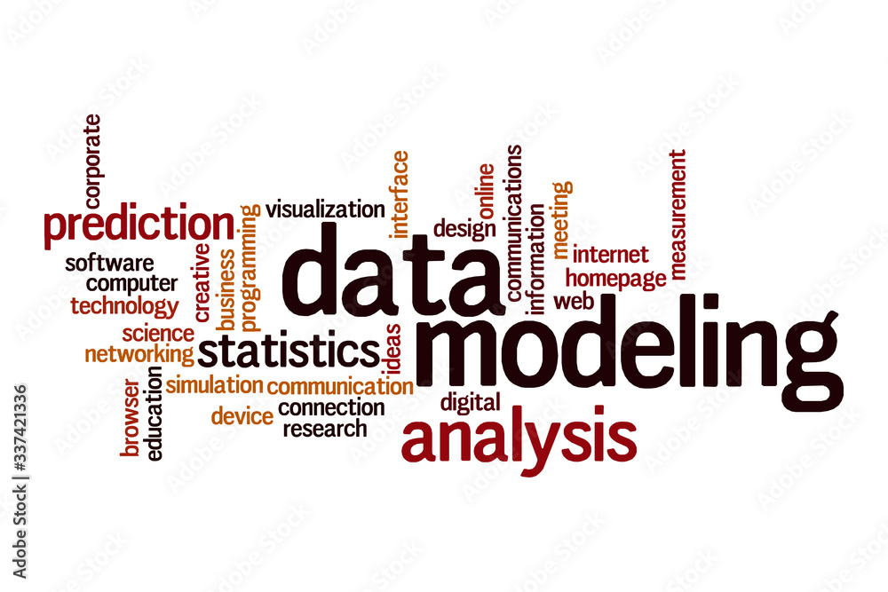 Data modeling word cloud concept Stock Illustration | Adobe Stock