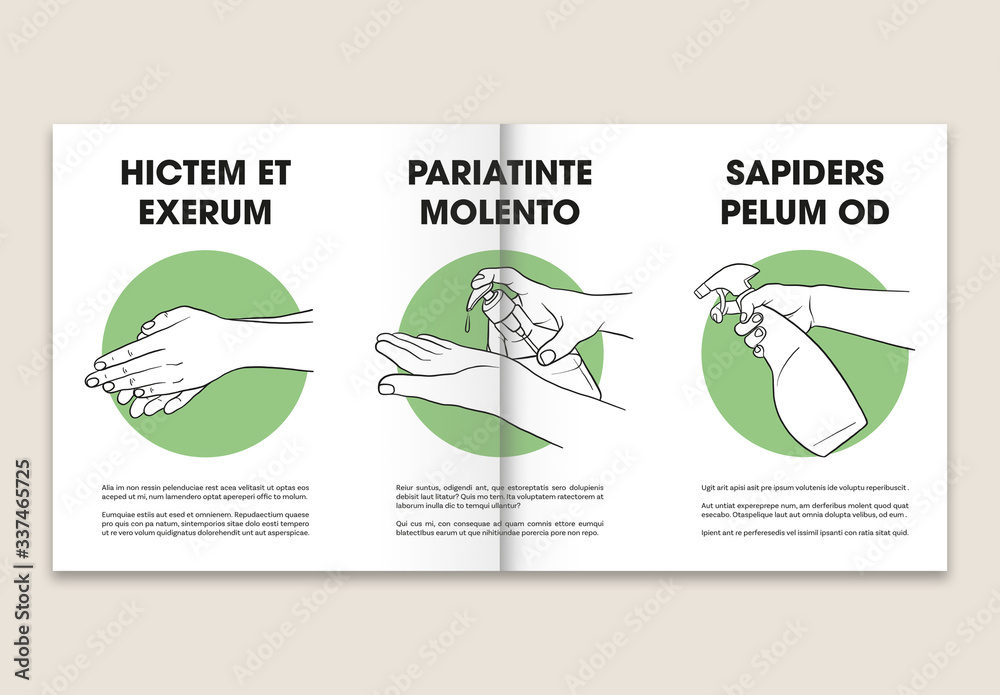 Information Booklet Layout Stock Template | Adobe Stock