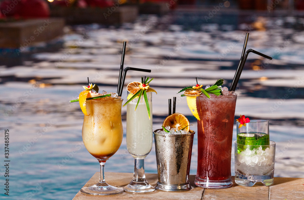 Hotel cocktails and mocktails refreshments perfect for summer. Beverage ...