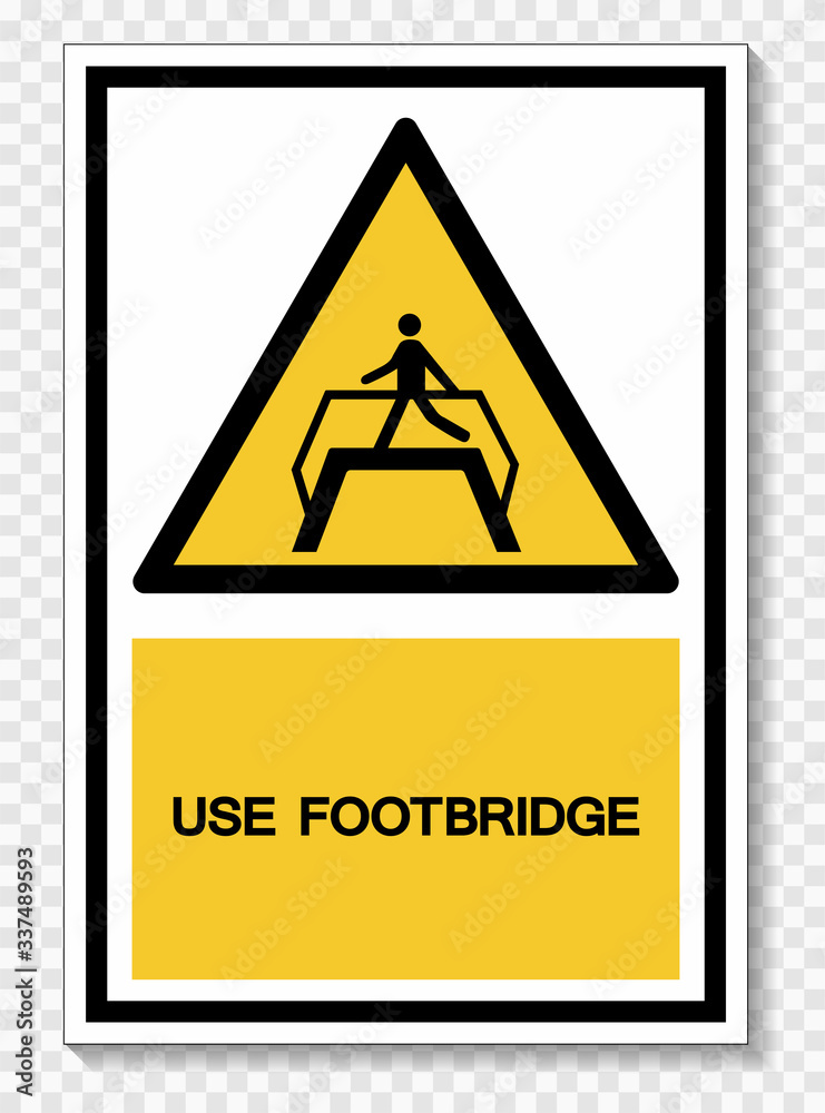 Use Footbridge Symbol Sign Isolate On White Background,Vector ...