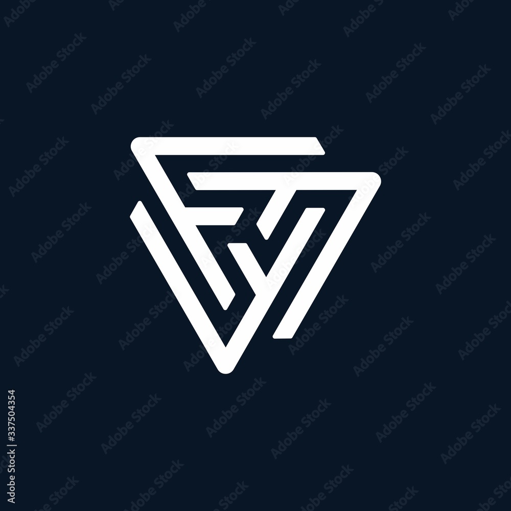 modern triple F icon sign symbol logo design vector template vector de ...