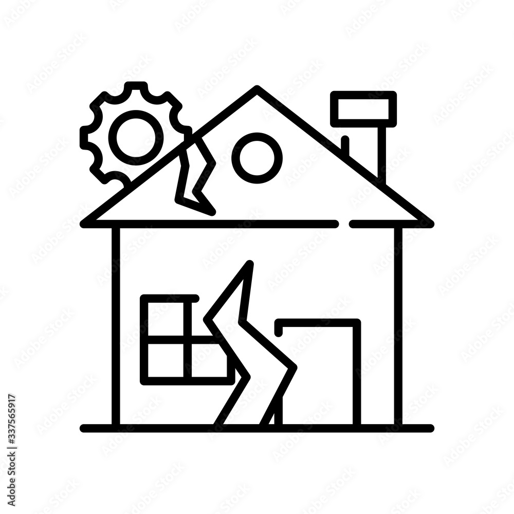 Disaster Management Vector Icon Stock Vector | Adobe Stock