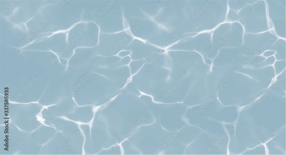 Vector pool or ocean water caustic texture background Stock Vector ...