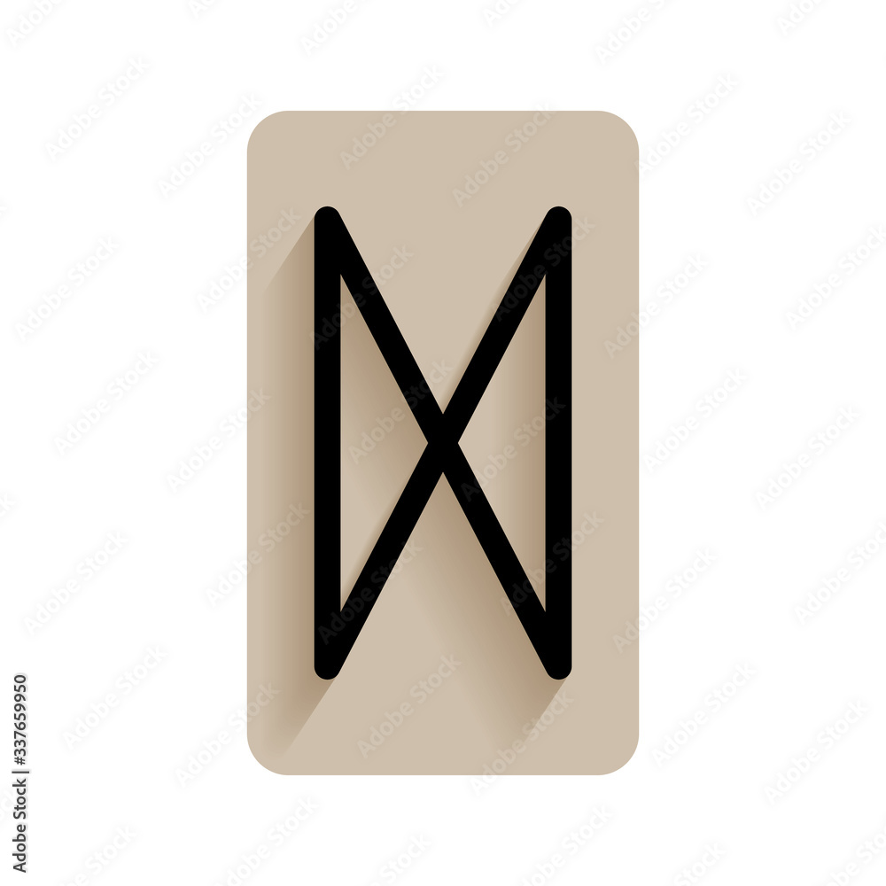 Runes. Letter of runic alphabets. Sign and symbol Stock Vector | Adobe ...