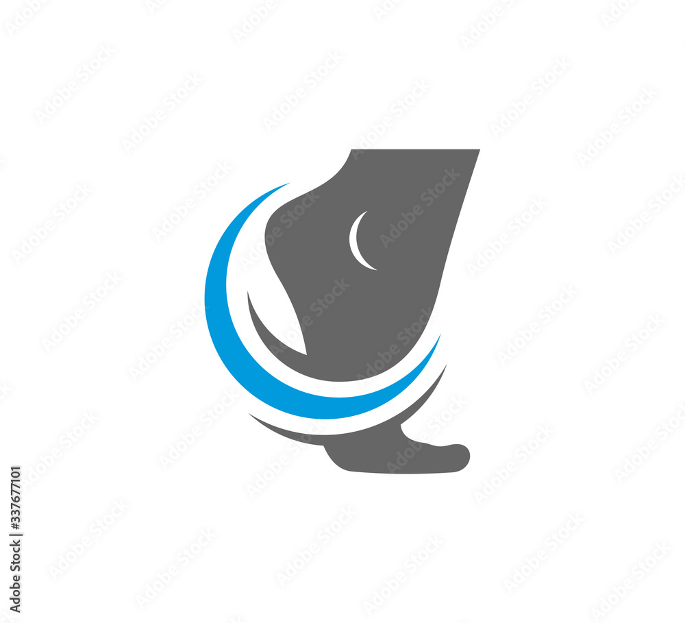 Foot logo vector template, Creative of Foot logo design concepts Stock ...