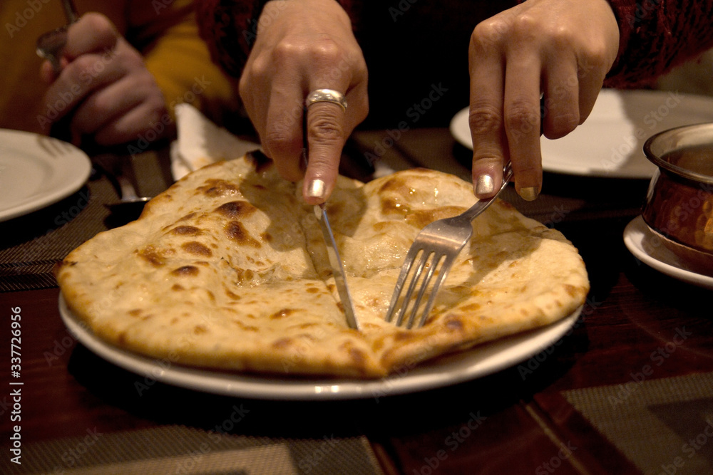 Indian sweet bread with coconut and honey Stock Photo | Adobe Stock