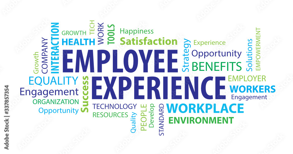 Employee Experience Word Cloud Stock Vector | Adobe Stock