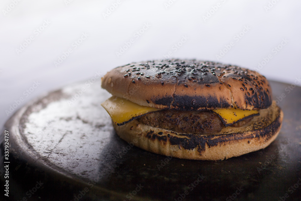 Burned Hamburger