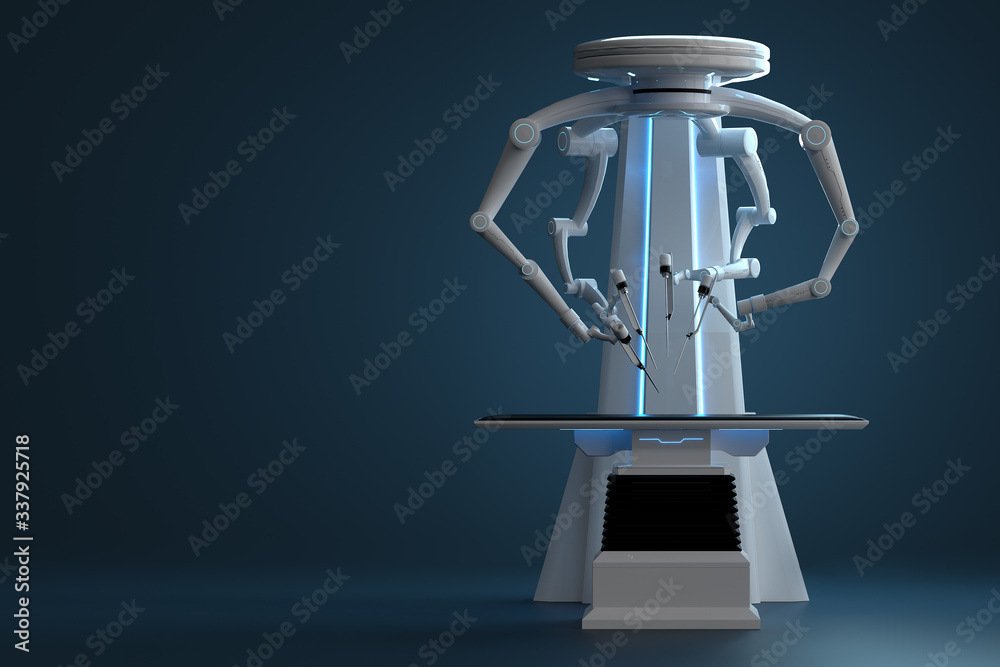 Robot surgeon, robotic equipment. Minimally invasive surgical ...