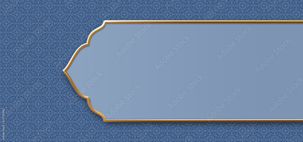 Arabic style Banner Stock Vector | Adobe Stock