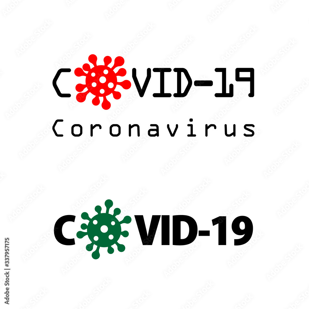 Coronavirus 2019-nCoV infographic icon. Corona virus banner. Logo sign ...