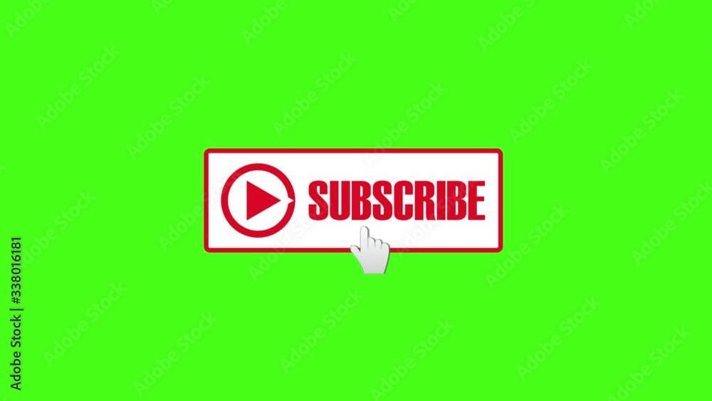 Animation of a Subscribe Button. Choose your favourite Subscribe Button ...