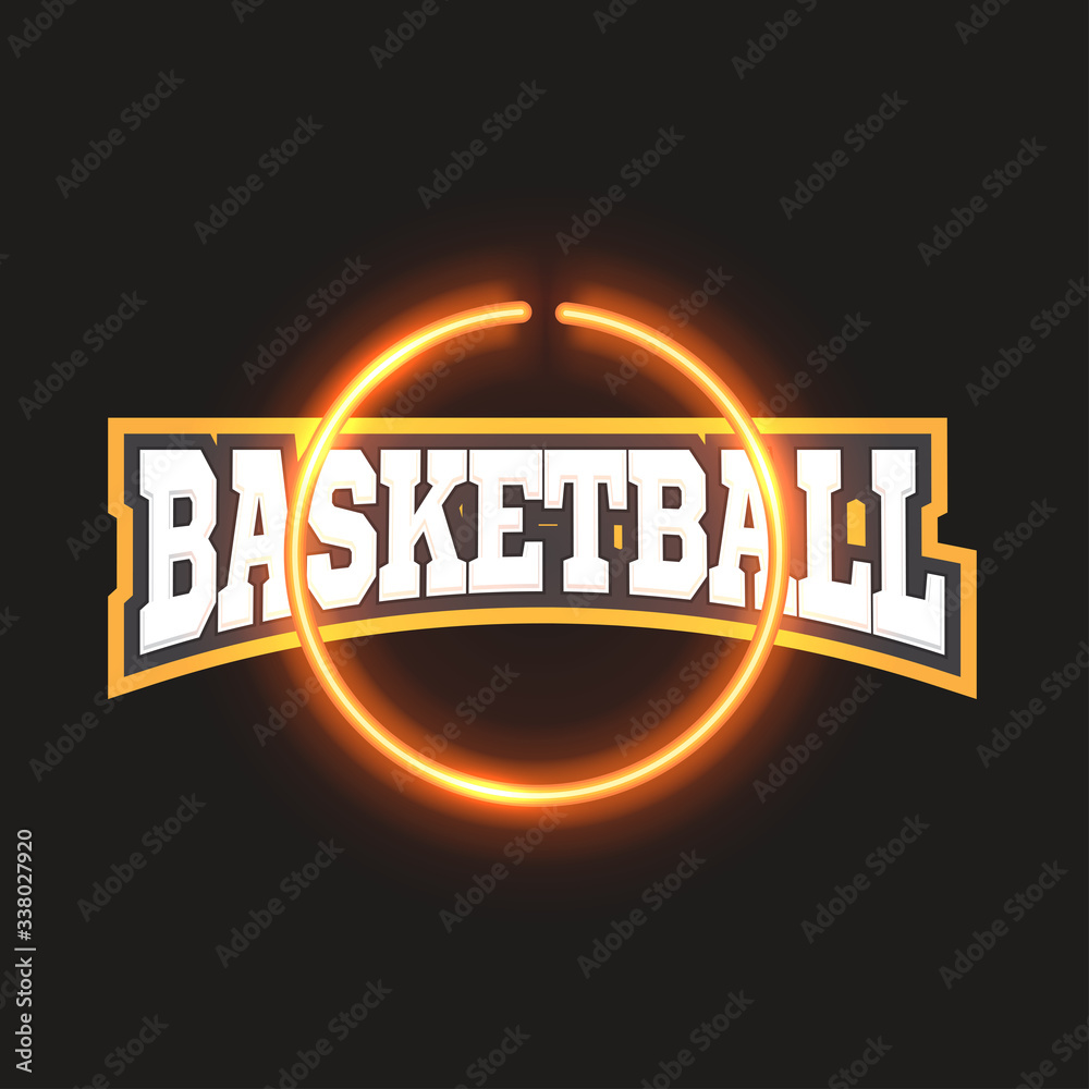 Basketball Template Logo. Basketball team emblem backgrounds ...