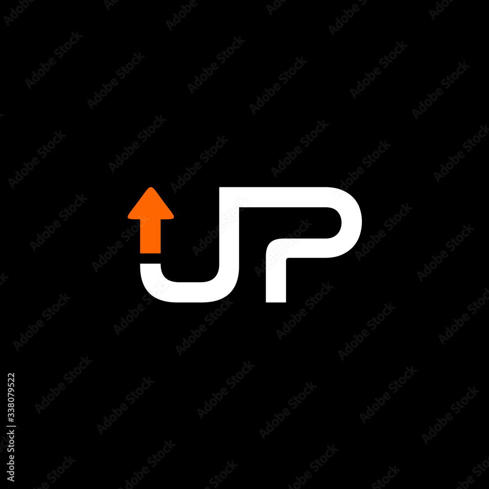 Up text logo icon design template Stock Vector | Adobe Stock