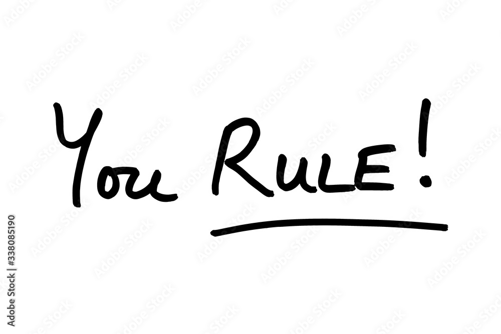 You RULE! Stock Illustration | Adobe Stock