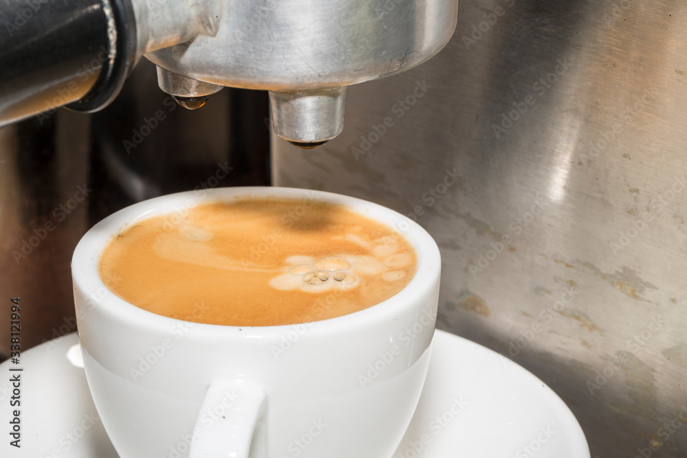 Ein guter Espresso ist das beste auf der ganzen Welt Stock Photo ...