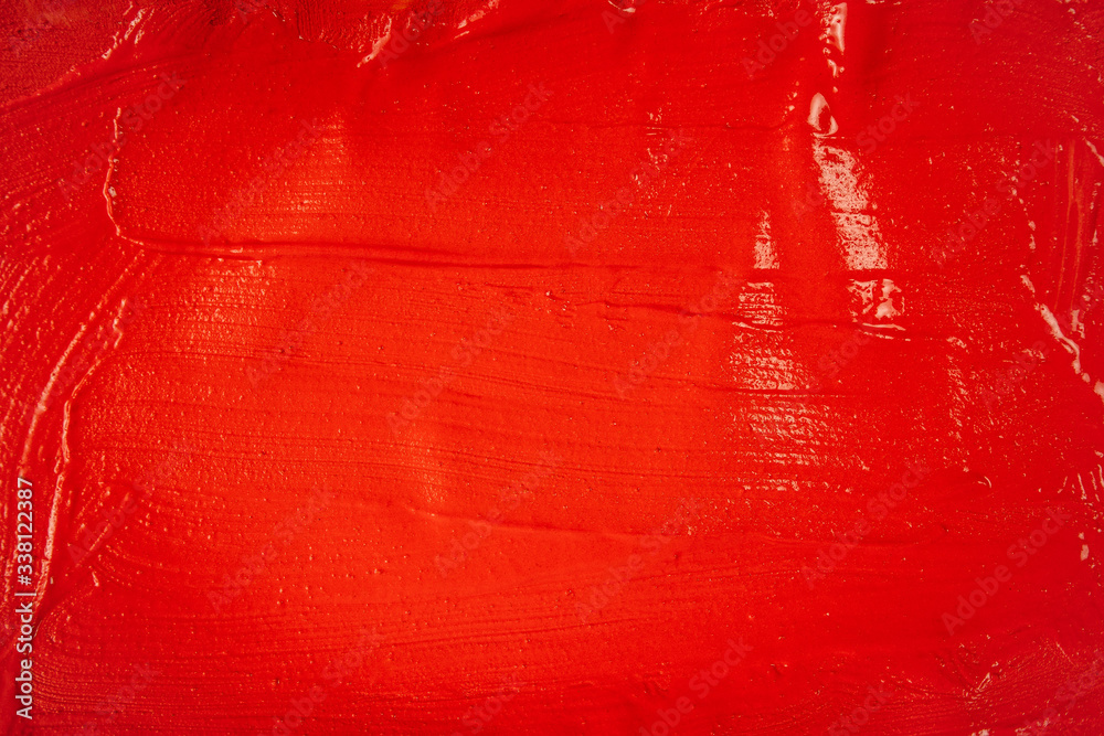 A beautiful Red paint texture on wall, background - Image. Color paint ...