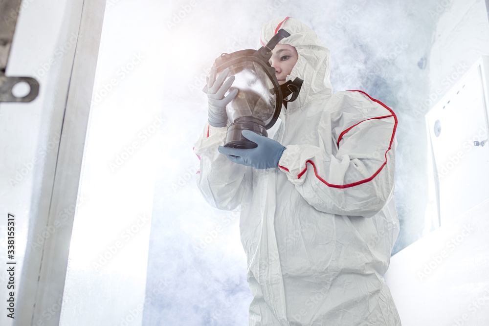 disinfectant sprayers and germs that adhere on objects on the surface ...