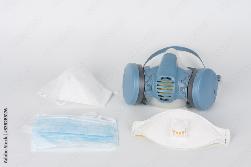 Twin filter half face respirator mask ffp3 , respirator ffp1, ffp2 and ...