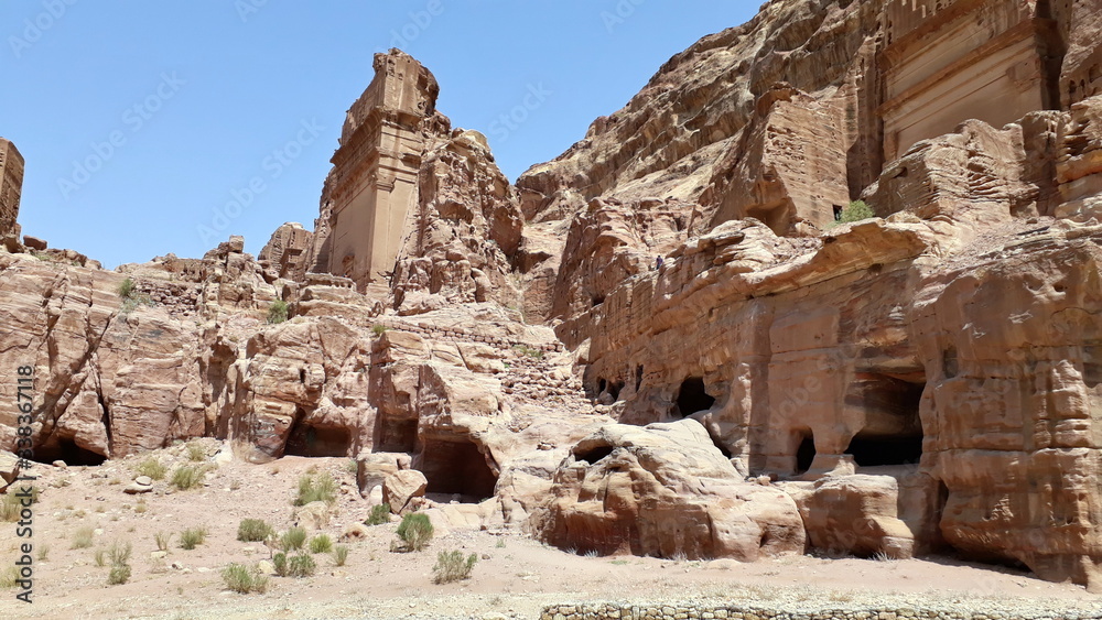 Petra originally known to its inhabitants as Raqmu, is a historical and ...