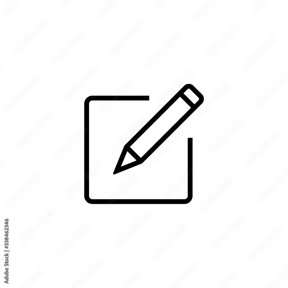 Edit Icon Edit Sign And Symbol Vector Pencil Icon Obrazy Fototapety 