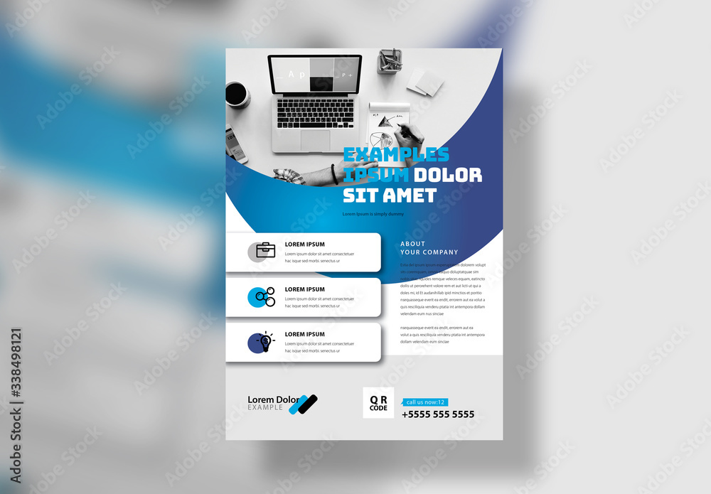 Creative Multipurpose Flyer Layout Stock Template | Adobe Stock