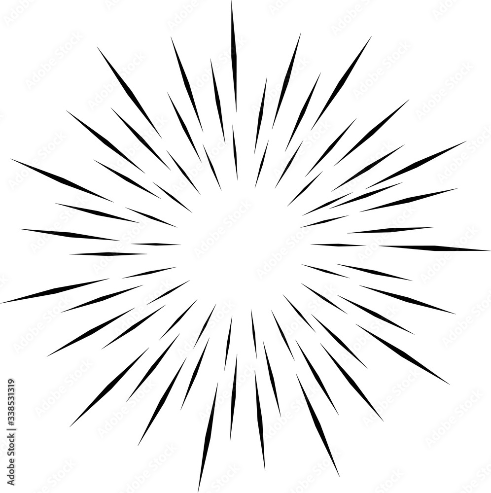 Circular fireworks explosion texture. Distressed uneven grunge ...