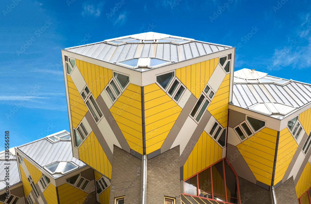 ROTTERDAM, NETHERLANDS : Cube houses or Kubuswoningen in Dutch are a ...
