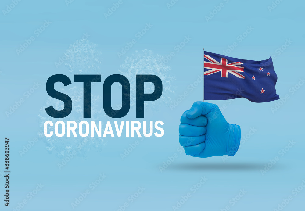 COVID-19 Visual concept - hand-text Stop Coronavirus, hand-gesture ...