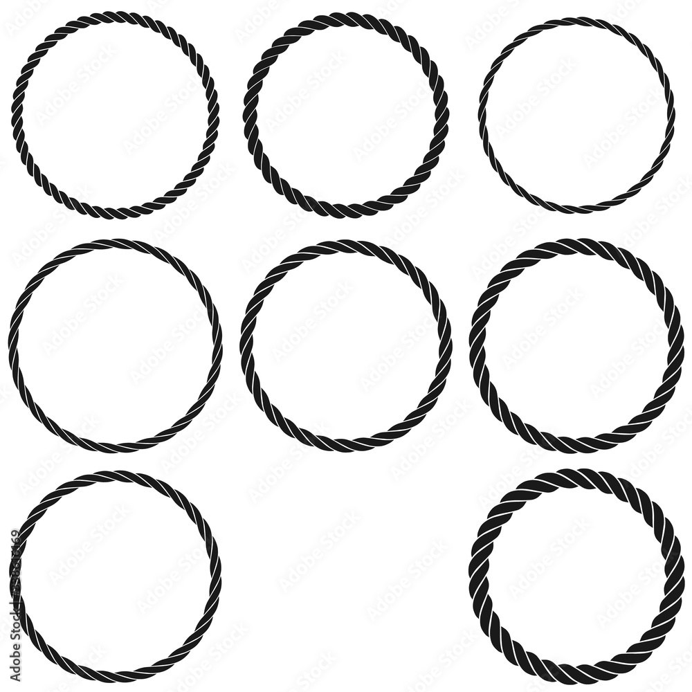 rope icon with a white background. vector illustration Stock Vector ...