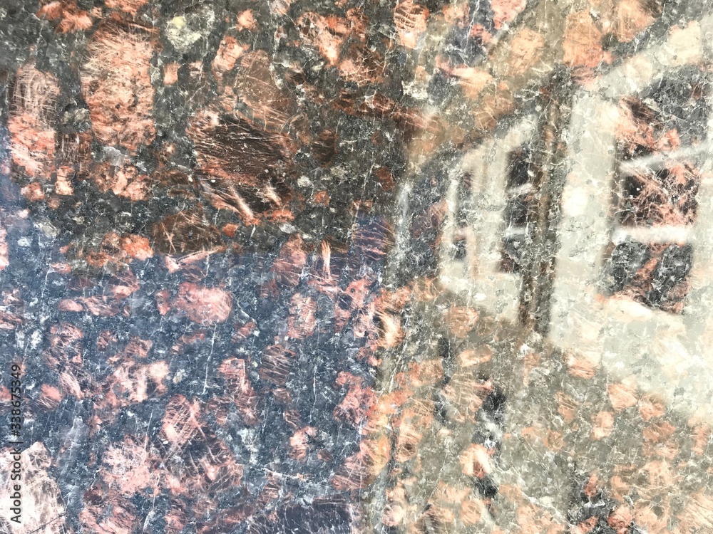 Polished granite texture or design can be used for both floor and ...