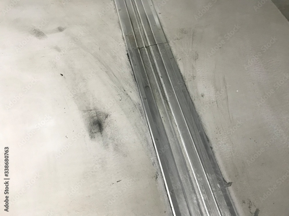 Construction Expansion joint is covered Materials plate made of ...