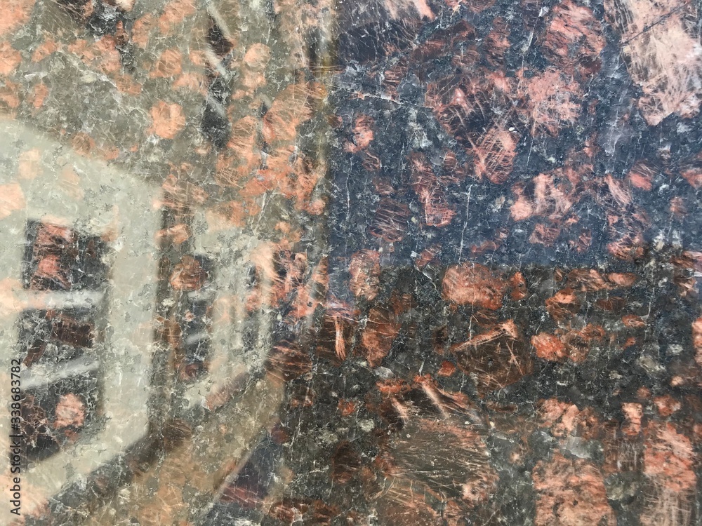 Polished granite texture or design can be used for both floor and ...