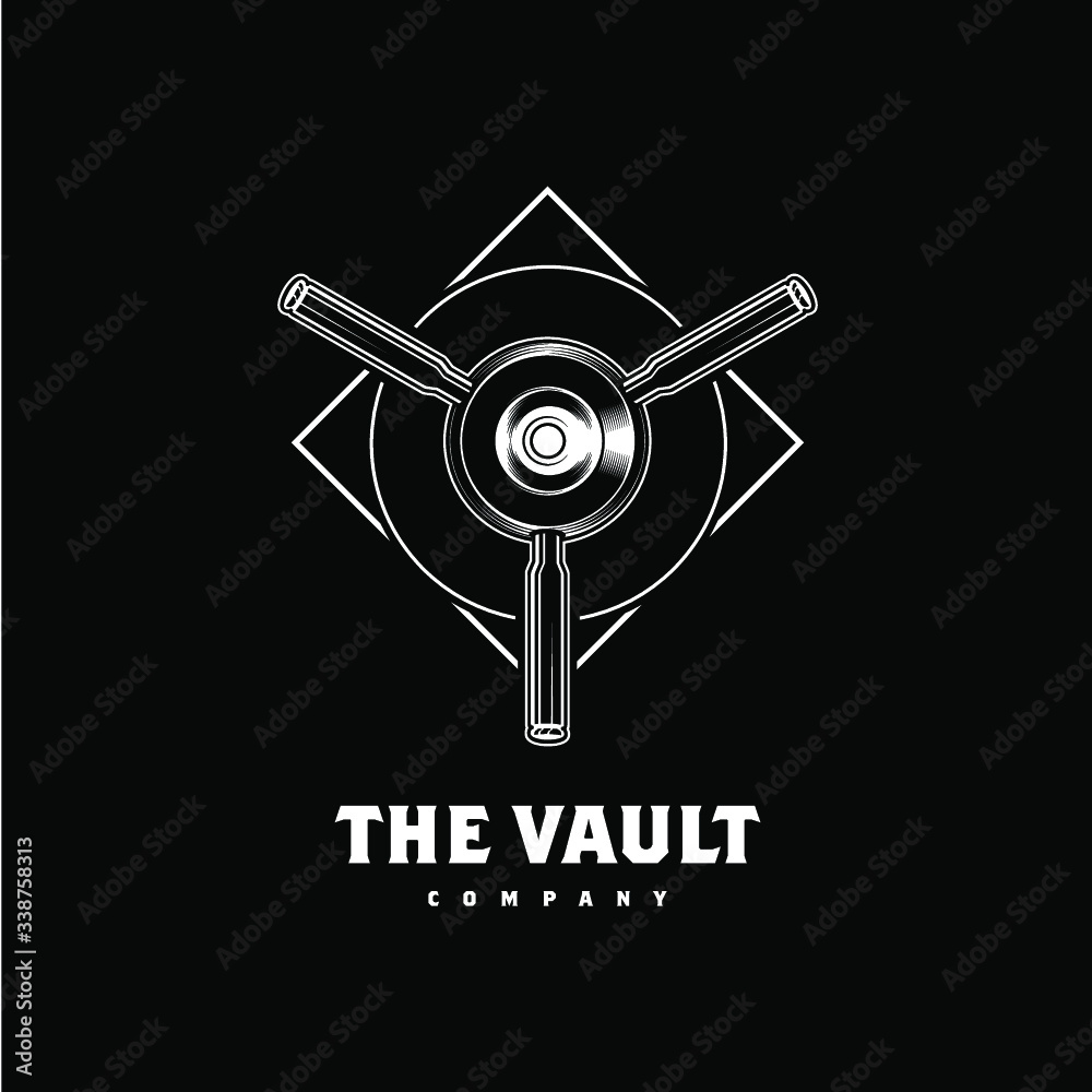 the vault logo design inspiration, Design element for logo, poster ...