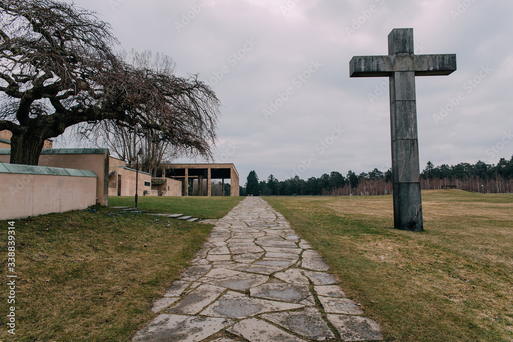 This Stockholm cemetery (The Woodland Cemetery) was created between ...