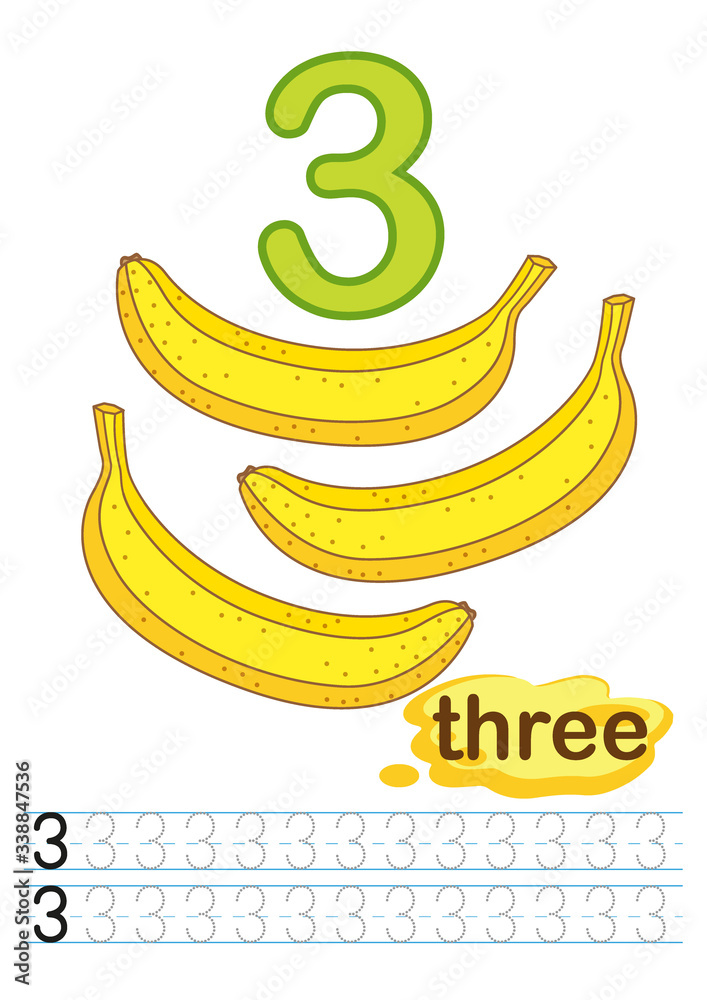 Vector printable worksheet for kindergarten and preschool. Exercises ...